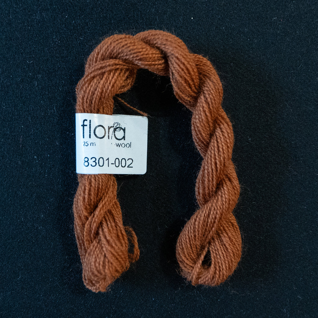 Gratis frakt - Broderigarn - Ull - Flora 8301 - Lys hasselnøtt – Sidserk AS