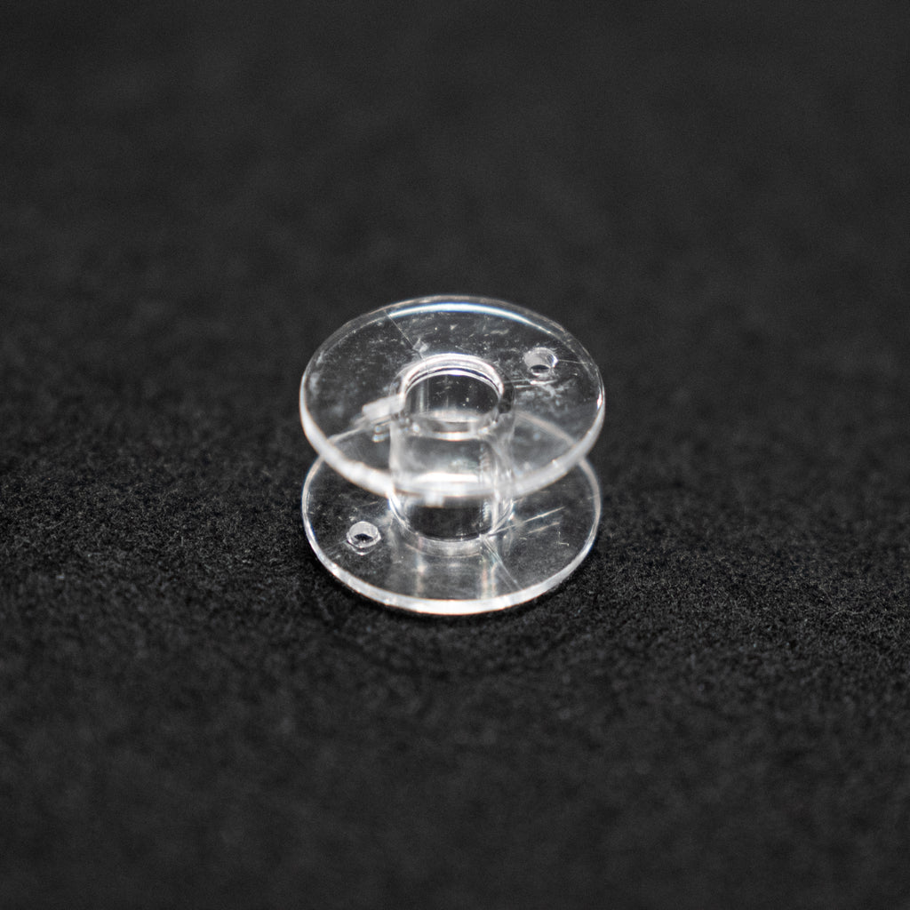 Spole til symaskin - Klar plast - Enkeltvis - Pris pr stk – Sidserk AS