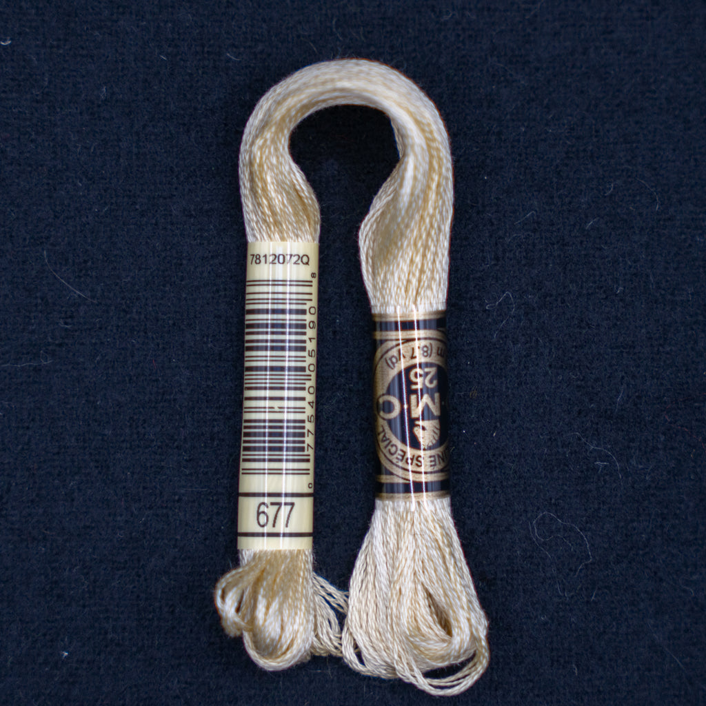 Broderigarn - Bomull - DMC - Mouliné Spécial - 677 – Sidserk AS