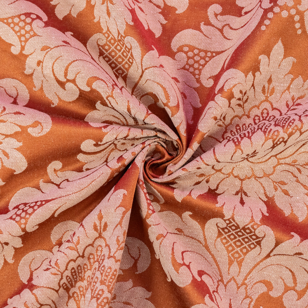 Damask - Bomull - Madrid - Lys kobber - Pris pr 10 cm – Sidserk AS